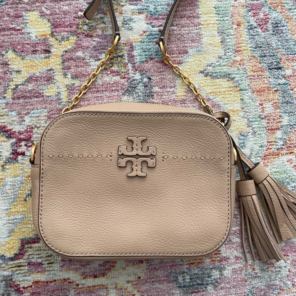 Tory Burch Tan Camera Crossbody - Gem